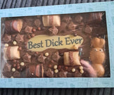 Printed Text Personalised Chocolate Slab & Gift Box – Cocoa & Paper
