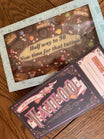 Printed Text Personalised Chocolate Slab & Gift Box – Cocoa & Paper